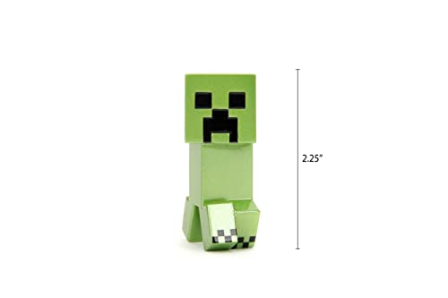 Jada Set of 4 Diecast Figures Minecraft Video Game Metalfigs Series Diecast Models