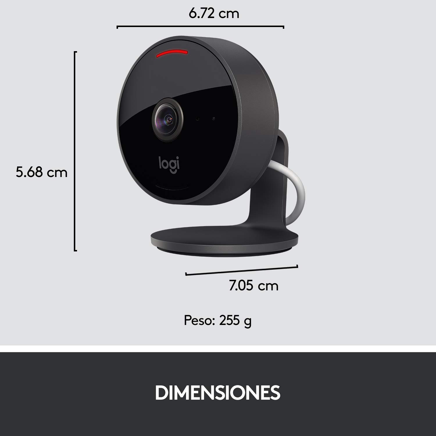 Logitech Circle View Weatherproof Wired Home Security Camera with Logitech TrueView Video, 180° Wide Angle, 1080p HD, Night Vision, 2-Way Audio, Tilt Encrypted, Apple HomeKit Secure Video (Renewed)
