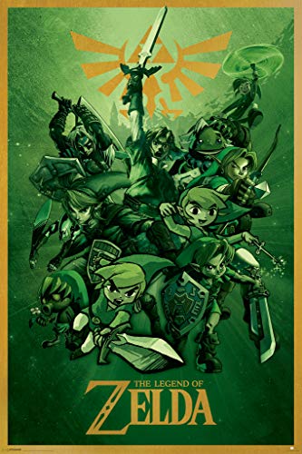 Pyramid America The Legend of Zelda Nintendo Video Game Cool Wall Decor Art Print Poster 24x36