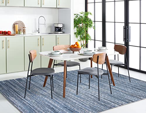 SAFAVIEH Montauk Collection 3' x 5' Blue MTK415L Handmade Area Rug