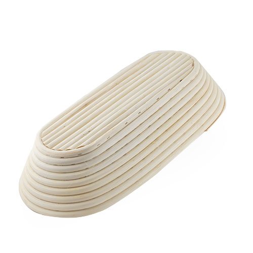 The Lucky Clover Trading Artisan Collection Long Proofing Basket, Natural