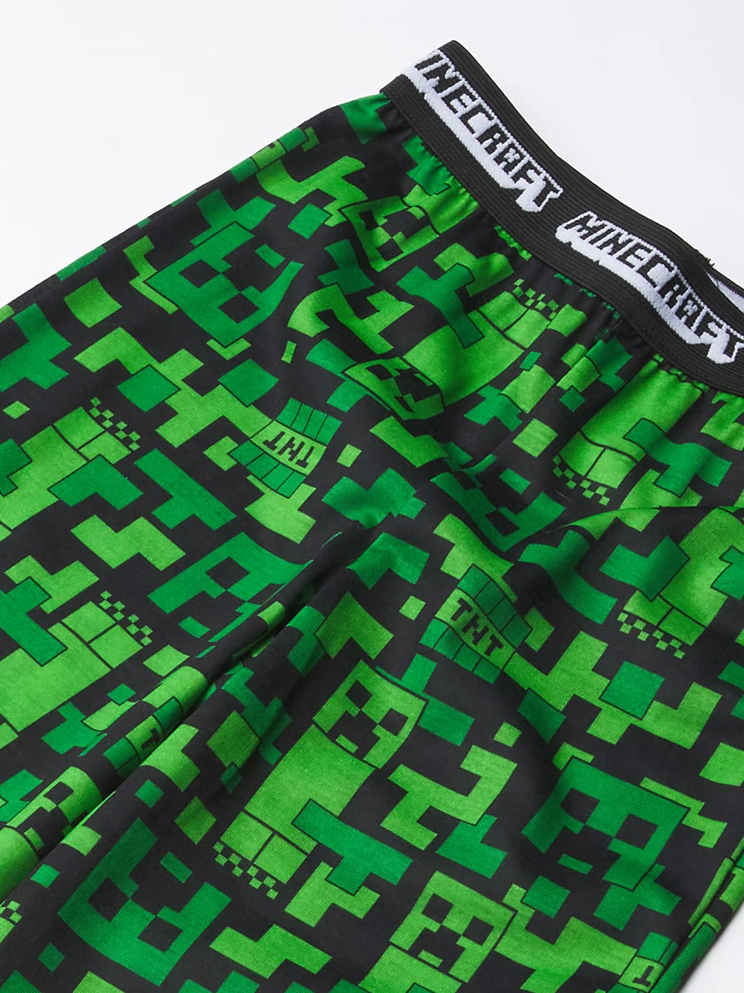 Minecraft Pajama Pants, Soft & Cute for Kids, Cube Creeper, S4/5
