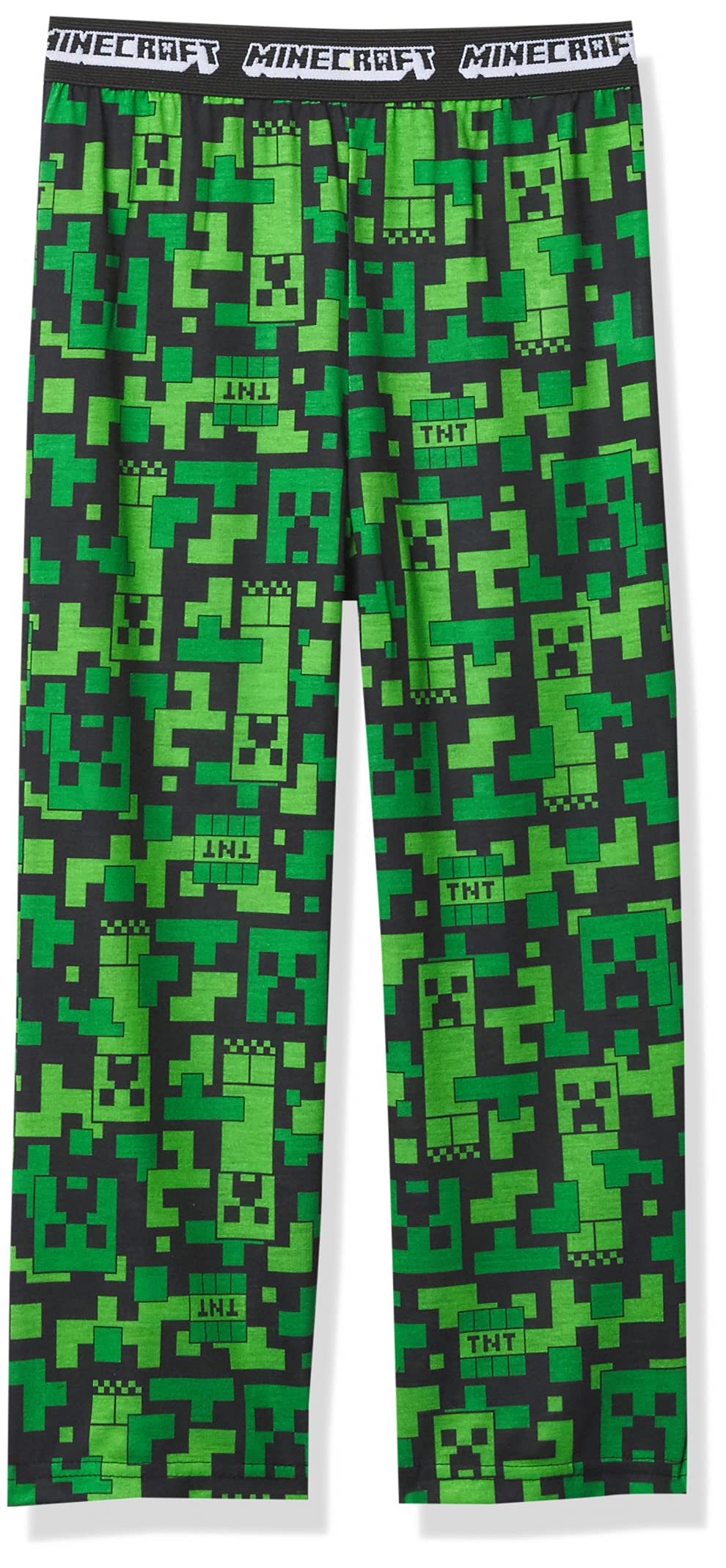 Minecraft Pajama Pants, Soft & Cute for Kids, Cube Creeper, S4/5