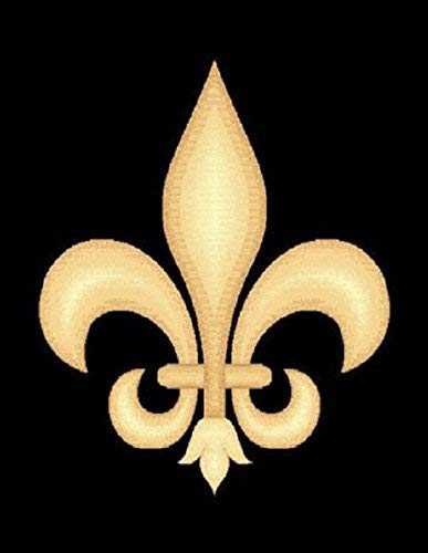 Fleur DE LIS New Orleans Novelty Area Rug Carpet (5’ 3” X 7’ 5”)