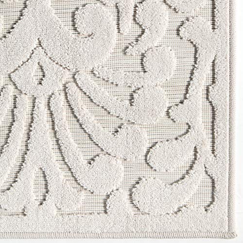 My Texas House by Orian Indoor/Outdoor Bluebonnets Area Rug, 9' x 13', Natural