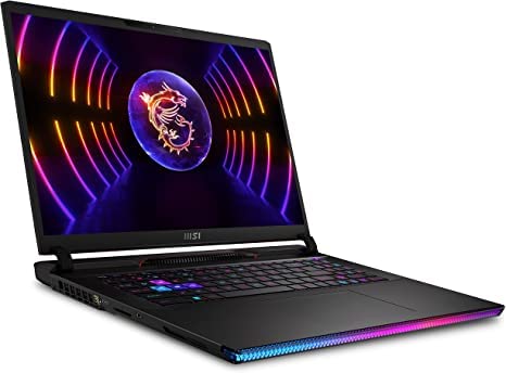 CUK Raider GE78 HX by_MSI 17 Inch Gaming Notebook (NVIDIA GeForce RTX 4090, Intel 24-Core i9-13980HX, 32GB DDR5 RAM, 2TB NVMe SSD Gen4, 17.3"" QHD 240Hz, Windows 11 Pro) Gamer Laptop Computer