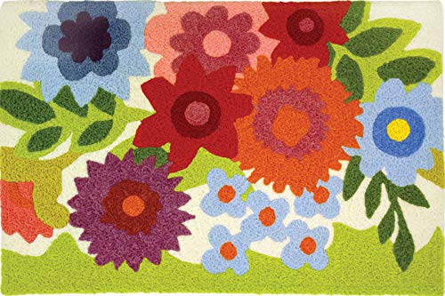 Jellybean Flowery Garden Indoor Outdoor Accent Rug