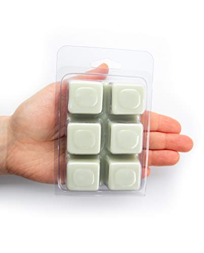 Shortie's Candle Company Eucalyptus Leaf Wax Melts Bulk Pack - Formula 117-4 Highly Scented Bars - Made with Essential & Natural Oils - Fresh & Clean Air Freshener Cubes Collection