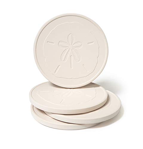 CoasterStone Absorbent Sand Dollar Drink Coasters