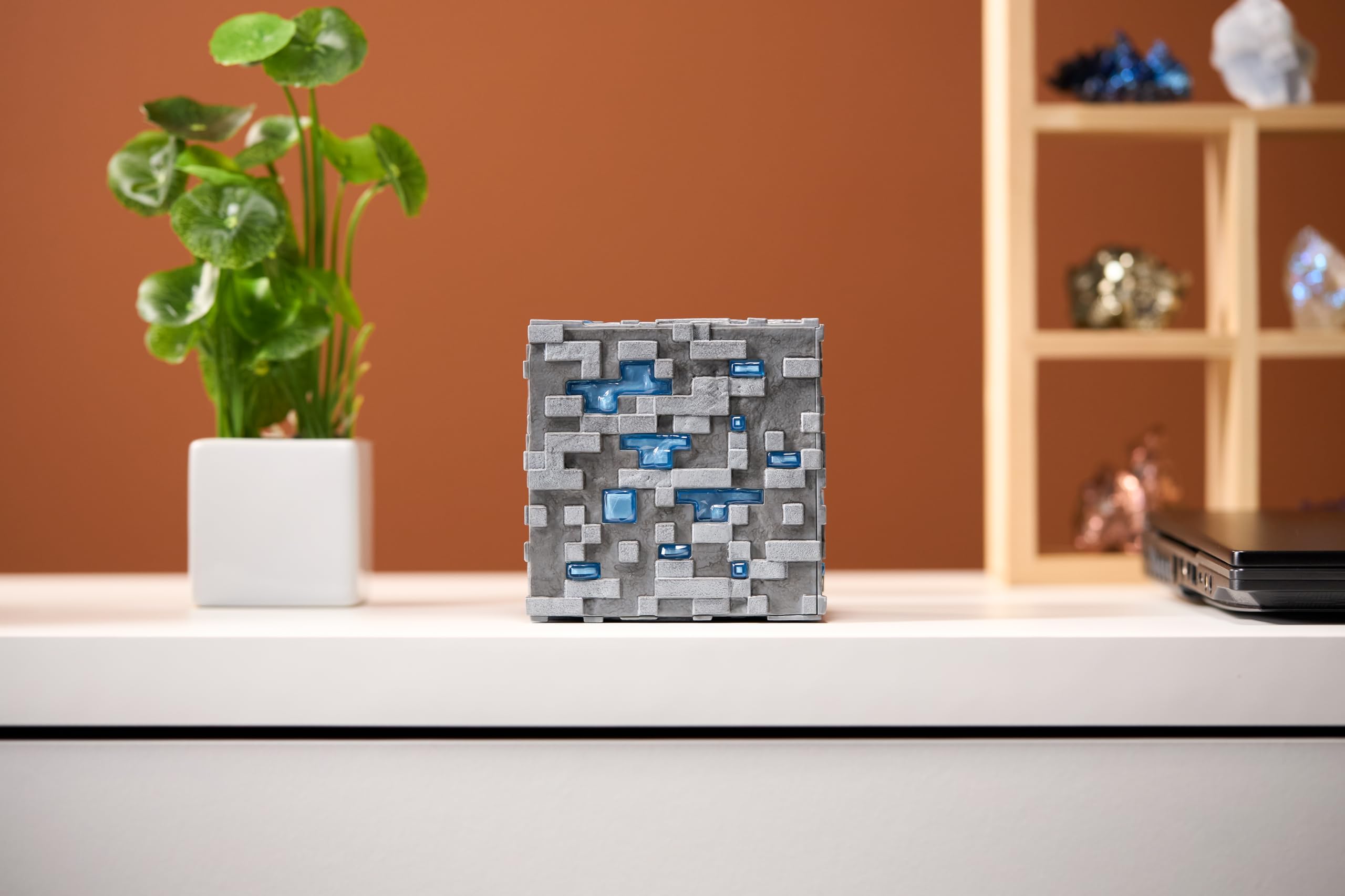 The Noble Collection Minecraft Diamond Ore illuminating Collector Replica