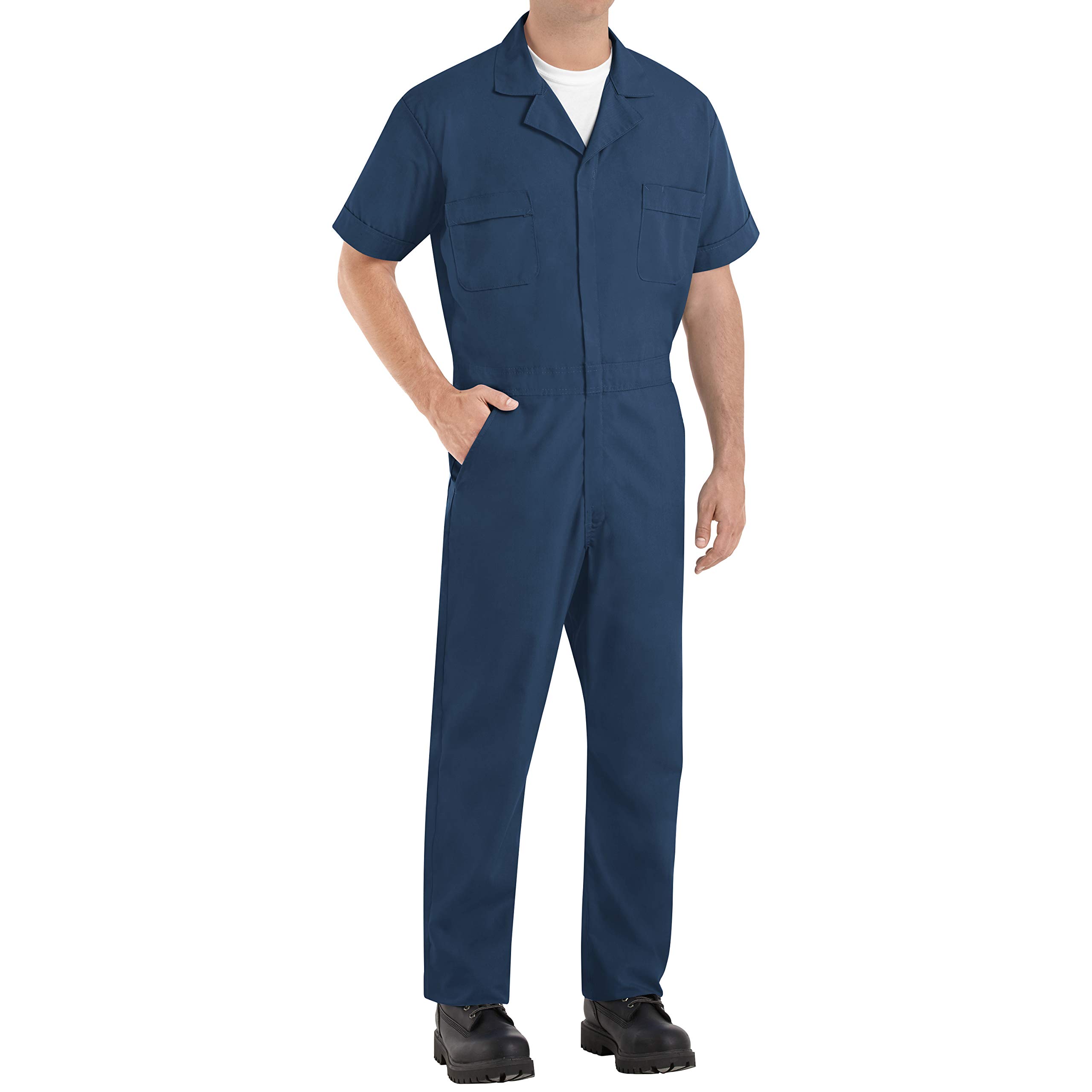 Red Kap Men's Speedsuit, Navy, 4X-Large