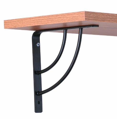 John Sterling Milano Style Decorative Shelf Bracket, 6-inch, Bronze, RP-0087-6BRZ