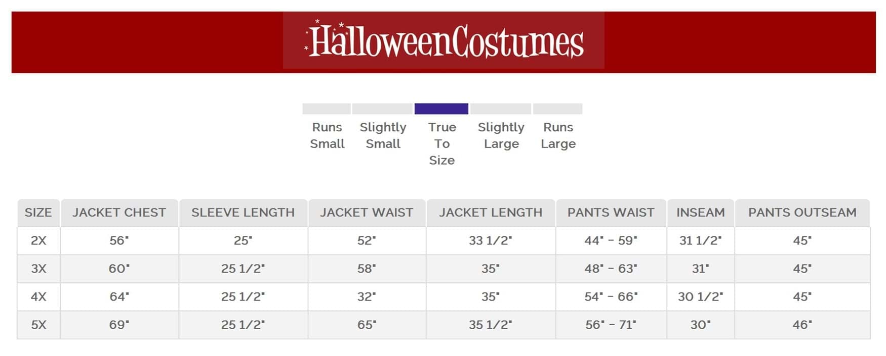 Plus Size White Suit Costume for Men - 3X