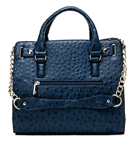 Noble Mount Temira Tote Handbag - Dark Blue