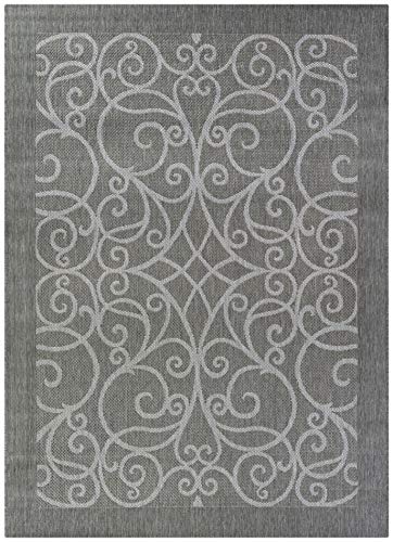 Balta Rugs Miller Scroll Flatweave Indoor/Outdoor Area Rug