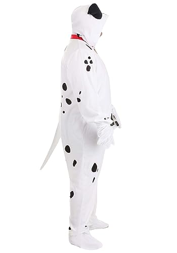 Fun Costumes Plus Size Disney 101 Dalmatians Pongo Costume, One-Piece Jumpsuit for Cosplay, Dress-Up & Halloween 5X White
