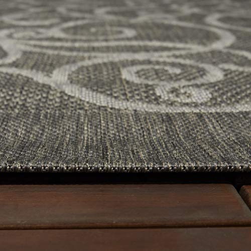 Balta Rugs Miller Scroll Flatweave Indoor/Outdoor Area Rug