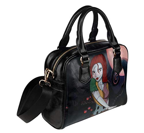 Jack and Sally Womens Leather Handbags Totes Top Handle Shoulder Bag Satchel Ladies Purses With Shoulder Strp (13#)