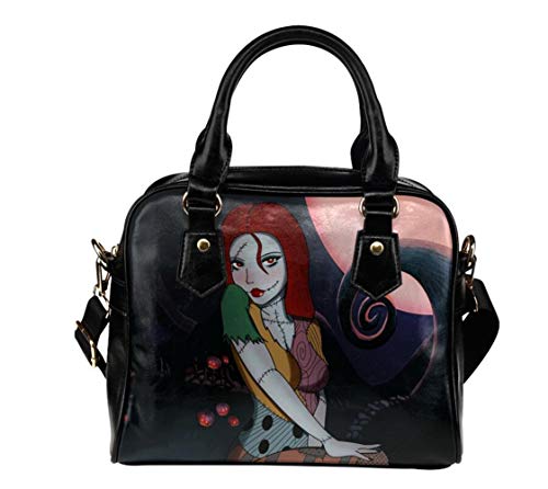 Jack and Sally Womens Leather Handbags Totes Top Handle Shoulder Bag Satchel Ladies Purses With Shoulder Strp (13#)