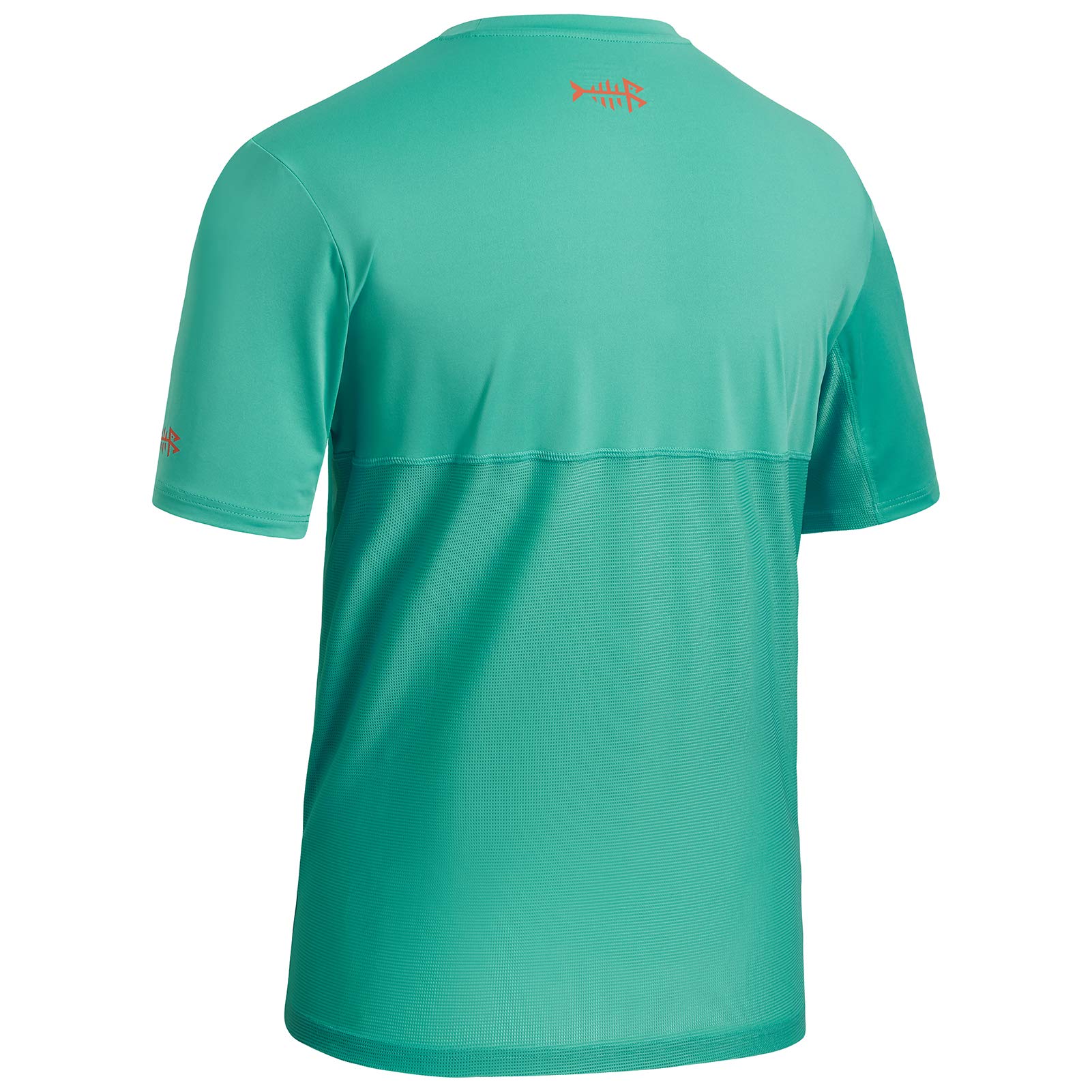 BASSDASH Men’s UPF 50+ Sun Protection Fishing Shirt Short Sleeve UV T-Shirt