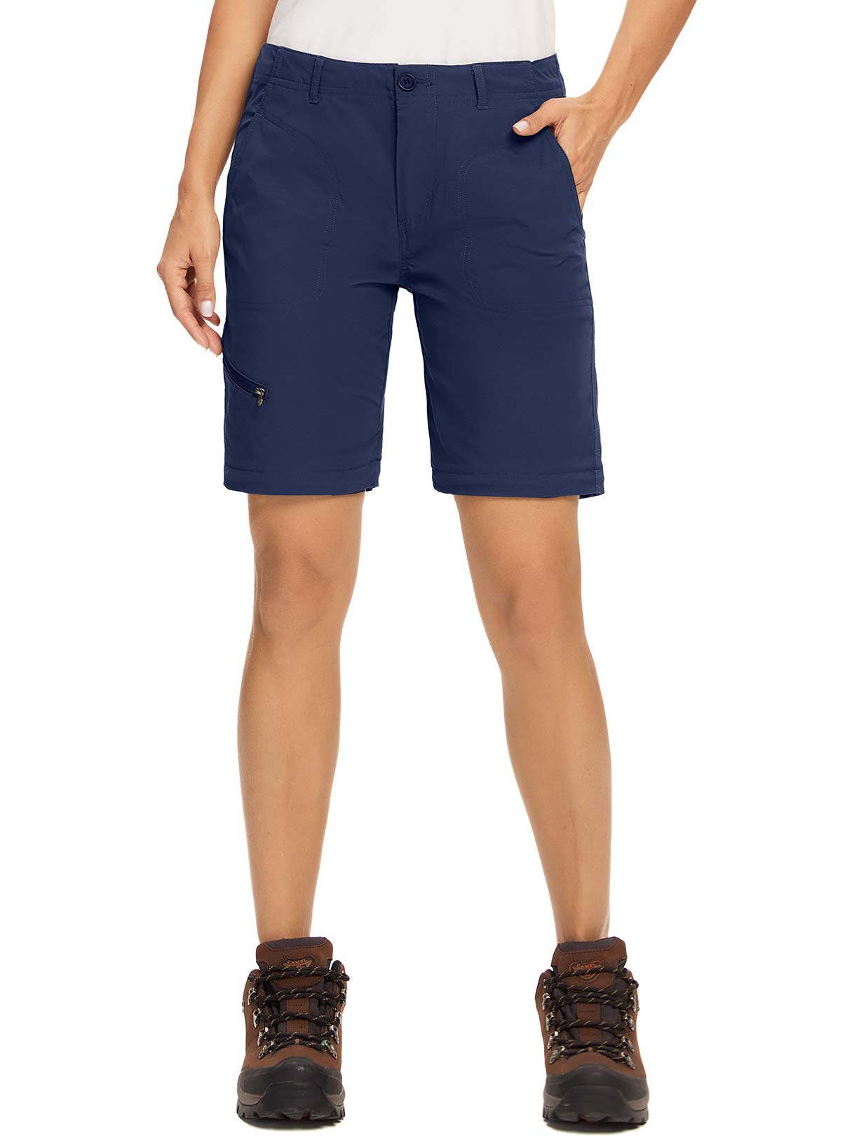 Women's Hiking Pants Convertible Lightweight Quick Dry Outdoor Travel Camping Safari Pants,2192,Blue,2