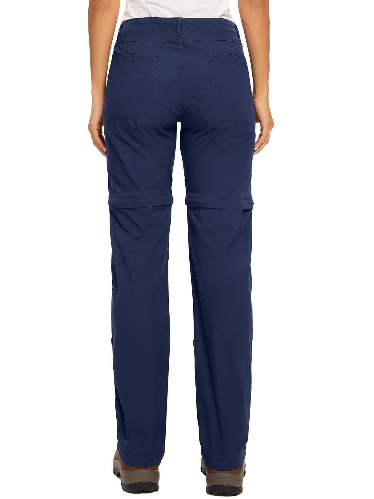 Women's Hiking Pants Convertible Lightweight Quick Dry Outdoor Travel Camping Safari Pants,2192,Blue,2