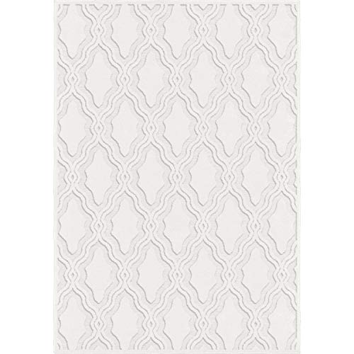 My Texas House by Orian Indoor/Outdoor Cotton Blossom Area Rug, 7'9" x 10'10", Natural