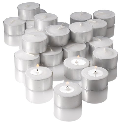Richland Tealight Candles Extended Burn 7 Hour White Unscented Set of 100