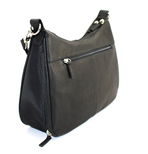 GTM womens Tote'n Handbag, Black, GTM Gun Tote n Mamas Concealed Carry Basic Hobo Handbag Black Small, Black, Small US