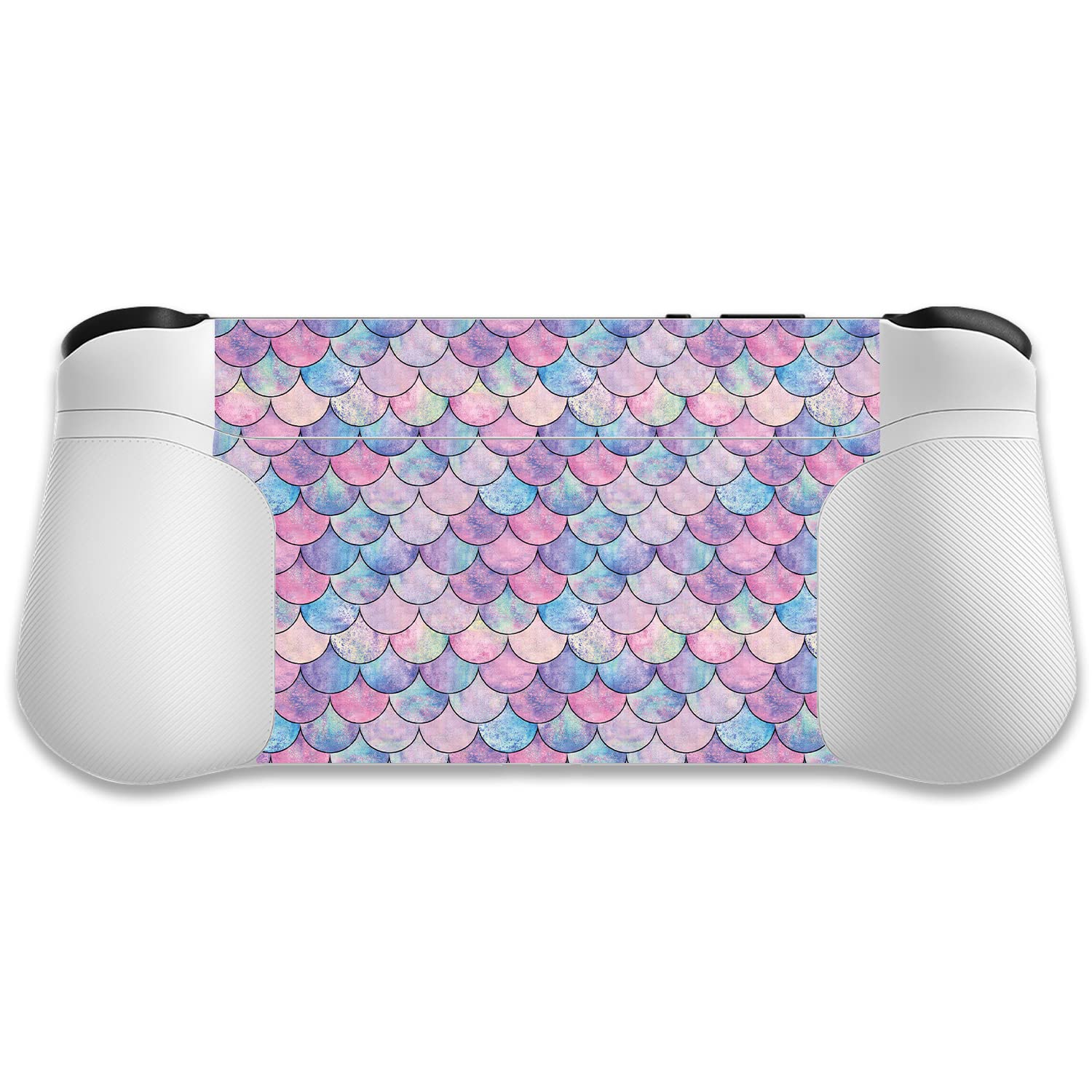 MightySkins Carbon Fiber Skin Compatible with Logitech G Cloud Gaming Handheld - Mermaid Scales | Protective, Durable Textured Carbon Fiber Finish | Easy to Apply | Made in The USA