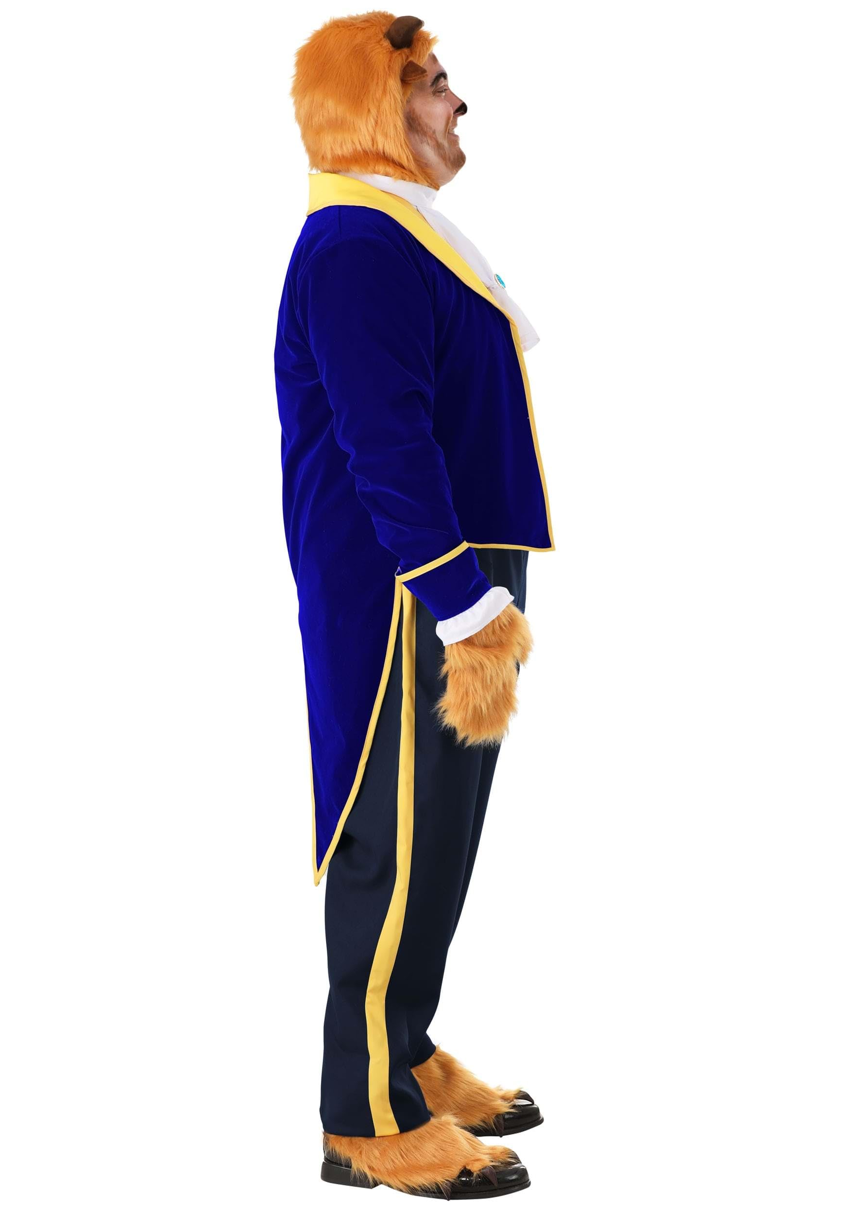 Fun Costumes Plus Size Beauty and The Beast Men's Costume 4X Brown