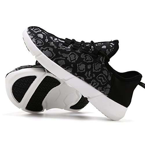 Padgene Women's Men's LED Lights Up Shoes Unisex Luminous Flashing Trainers USB Charging Lace Up Couples Dancing Shoes