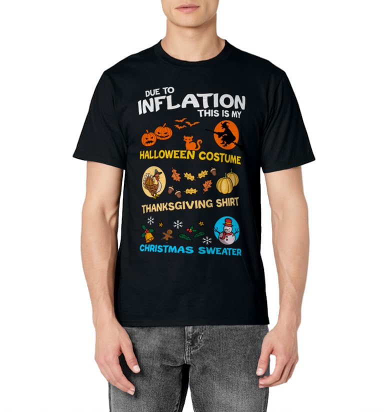 My Spooky Halloween Thanksgiving Ugly Christmas Costume T-Shirt