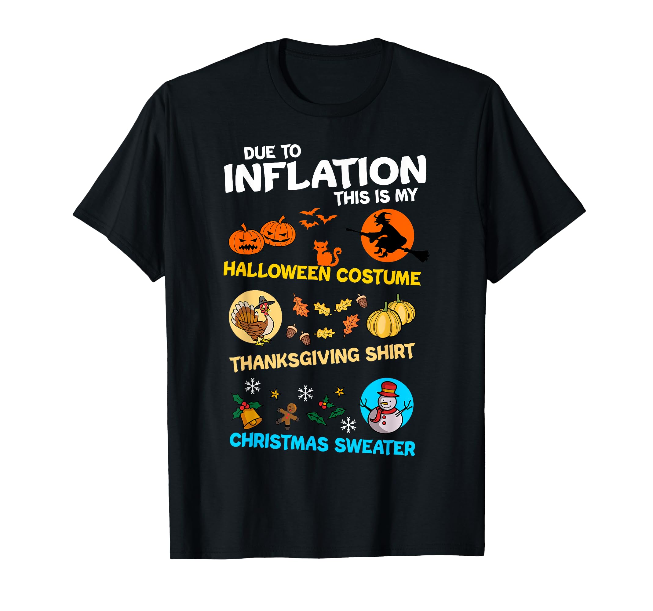 My Spooky Halloween Thanksgiving Ugly Christmas Costume T-Shirt
