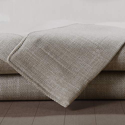 HPD Half Price Drapes Extra Wide Linen Room Darkening Curtain (1 Panel) 100 X 96, BOCH-LN1857-96-DW, Oatmeal