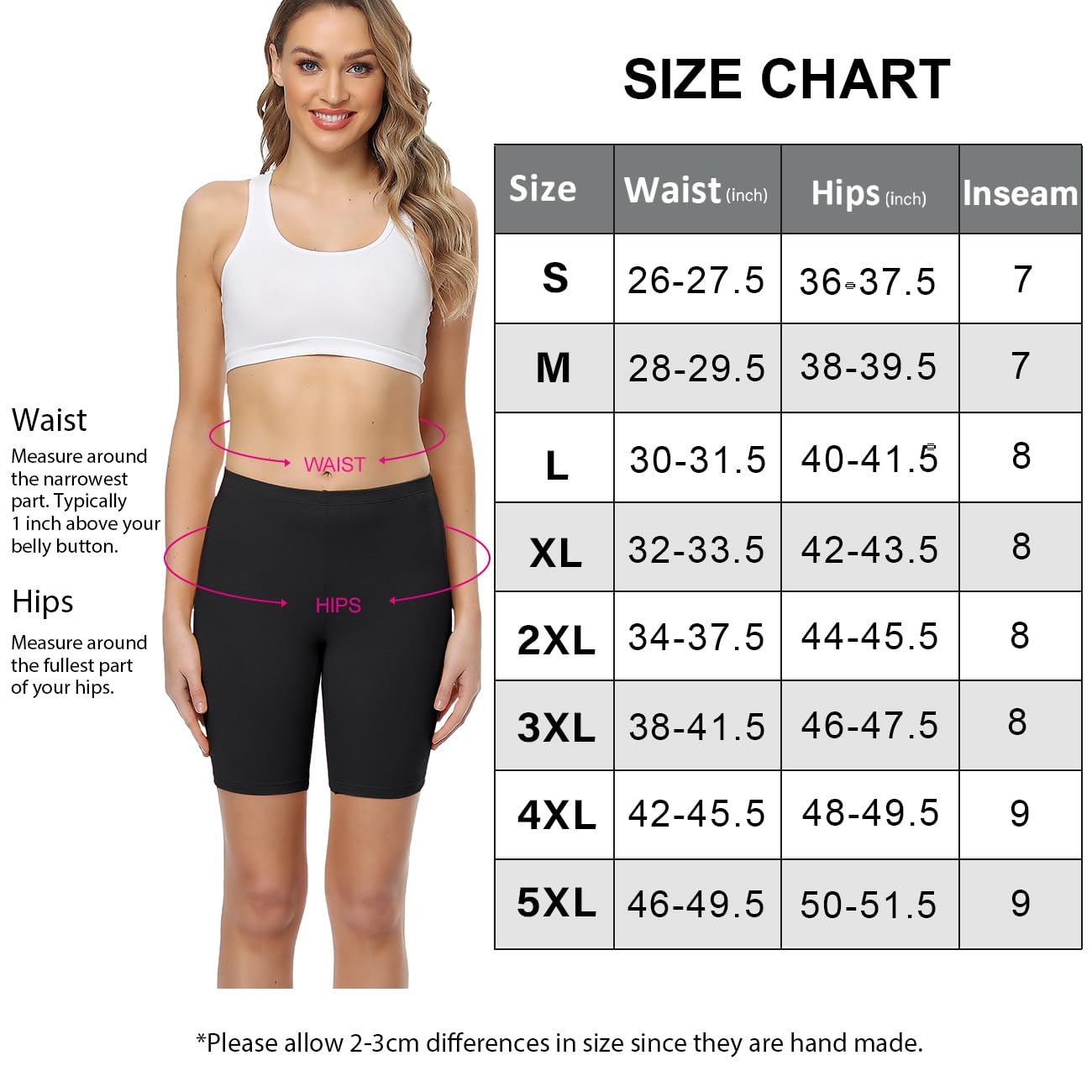wirarpa Women's Cotton Underwear Boy Shorts Under Dresses Long Leg Panties Anti Chafe Bloomers 3 Pack Multicolored 3X-Large