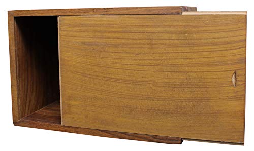 Bogati Hand Carved Rosewood Urn with Border Design (X-Large)
