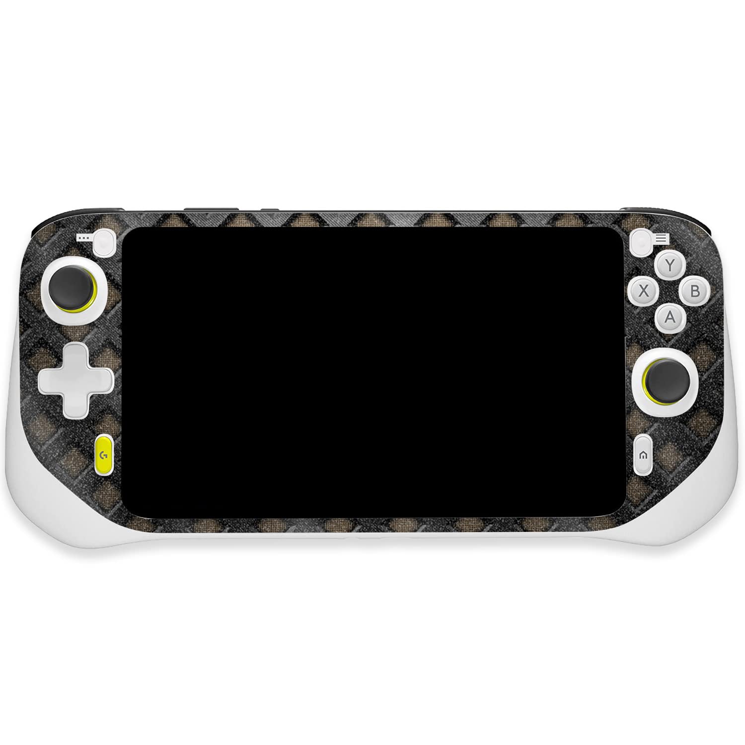 MightySkins Glossy Glitter Skin Compatible with Logitech G Cloud Gaming Handheld - Black Wall | Protective, Durable High-Gloss Glitter Finish | Easy to Apply | Made in The USA