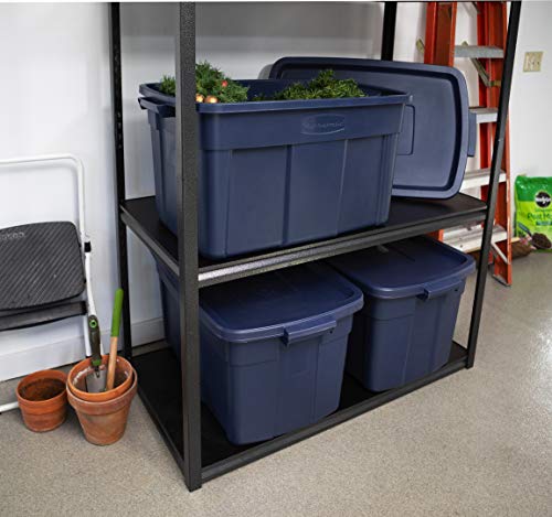 Rubbermaid Roughneck️ Storage Totes 31 Gal, Large Durable Stackable Storage Containers, Great for Clothing, Seasonal Décor, Sports Equipment, and More, 6-Pack