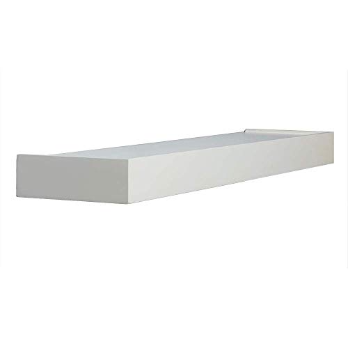 Knape & Vogt 0140-36WT John Sterling Floating Shelf, 36-Inch, White
