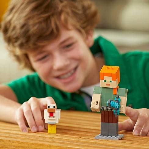 LEGO Minecraft Alex BigFig with Chicken 21149 Building Kit (160 Pieces)