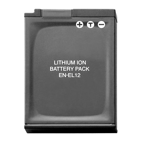 Power2000 EN-EL12 Rechargeable Battery with Cleaning Kit for Nikon Coolpix A900, AW130, P340, S6800, S6900, S9700, S9900 Digital Cameras
