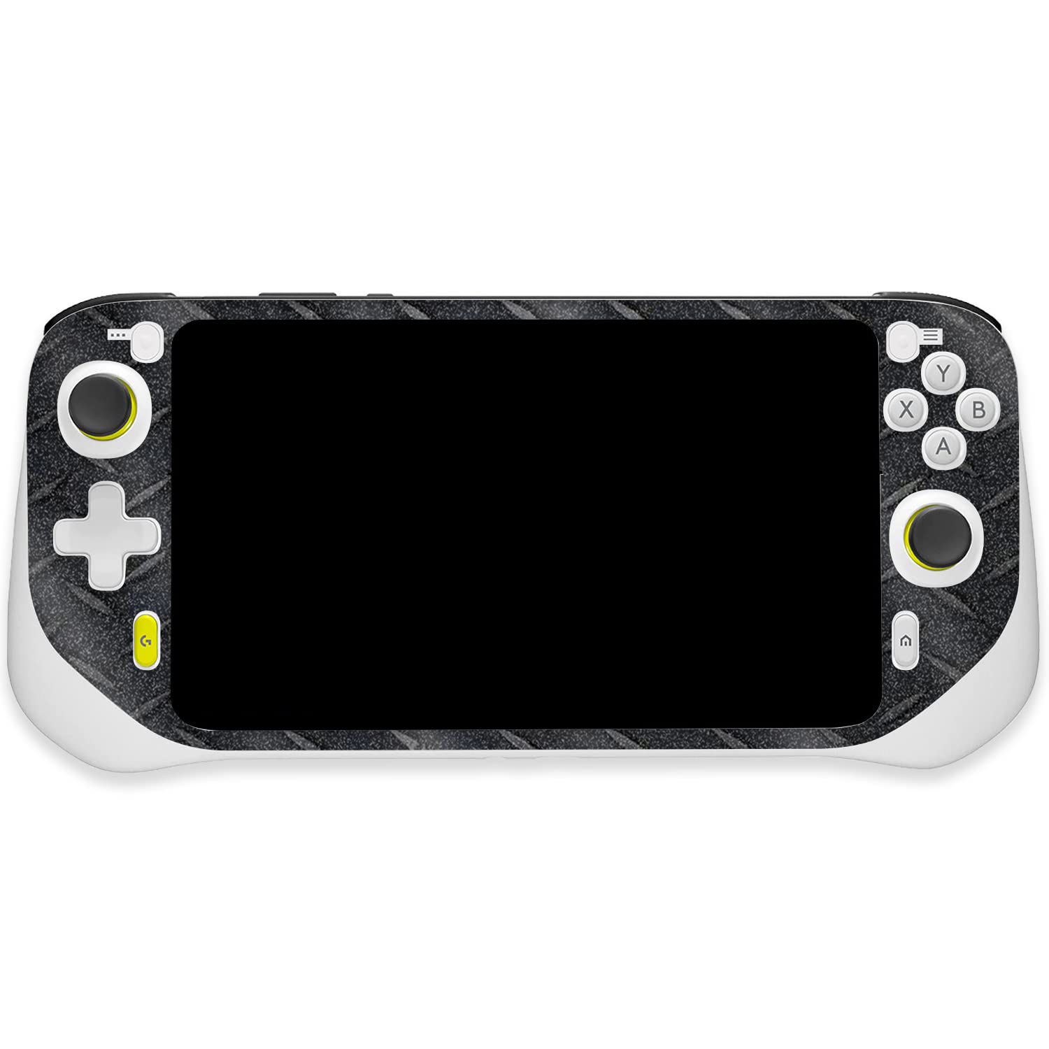 MightySkins Glossy Glitter Skin Compatible with Logitech G Cloud Gaming Handheld - Black Diamond Plate | Protective, Durable High-Gloss Glitter Finish | Easy to Apply | Made in The USA