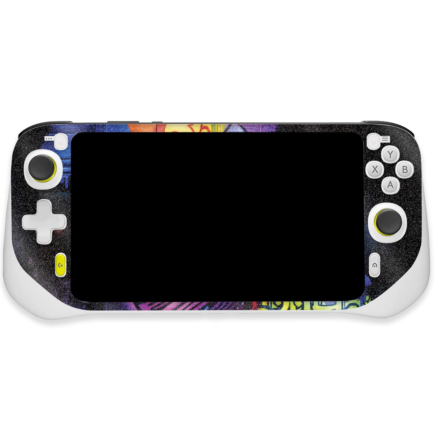 MightySkins Glossy Glitter Skin Compatible with Logitech G Cloud Gaming Handheld - Midnight Mischief | Protective, Durable High-Gloss Glitter Finish | Easy to Apply | Made in The USA