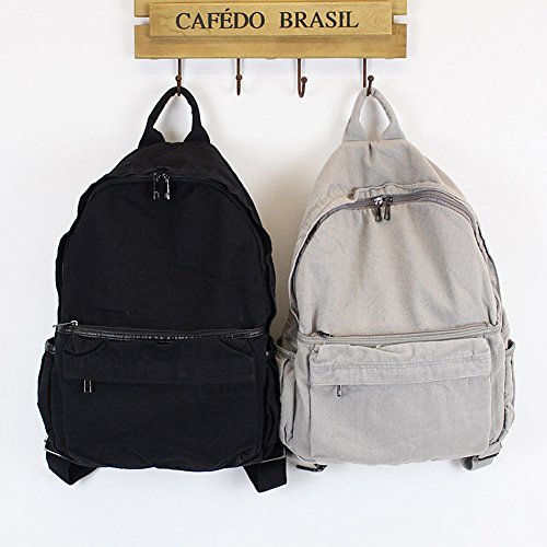 Canvas School Backpack Denim College Satchel Lightweight Travel Purse for Women Girls Medium