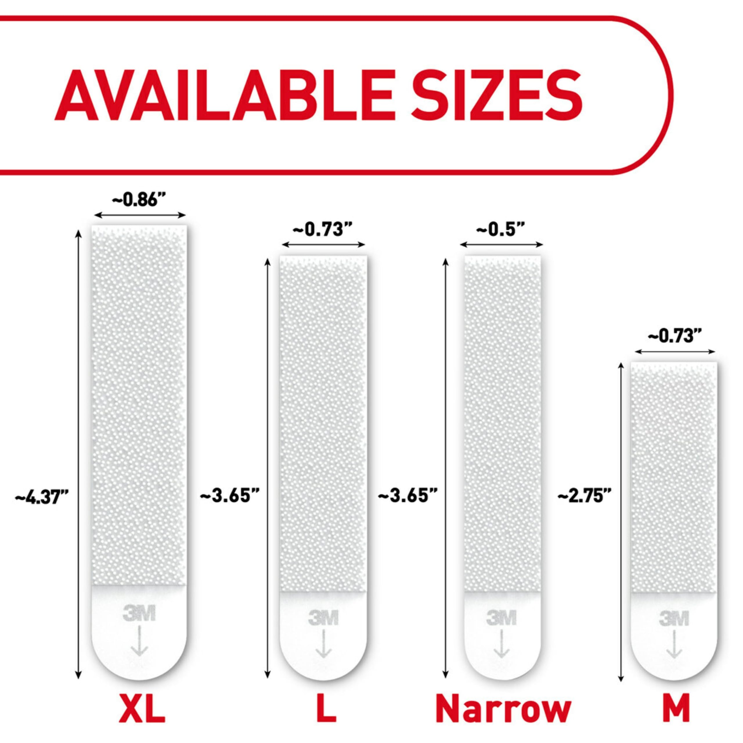 Command Picture Hanging Strips Variety Pack, Damage Free Hanging Picture Hangers, No Tools Wall Hanging Strips for Living Spaces, White, 10 Small Pairs and 8 Medium Pairs(32 Strips)