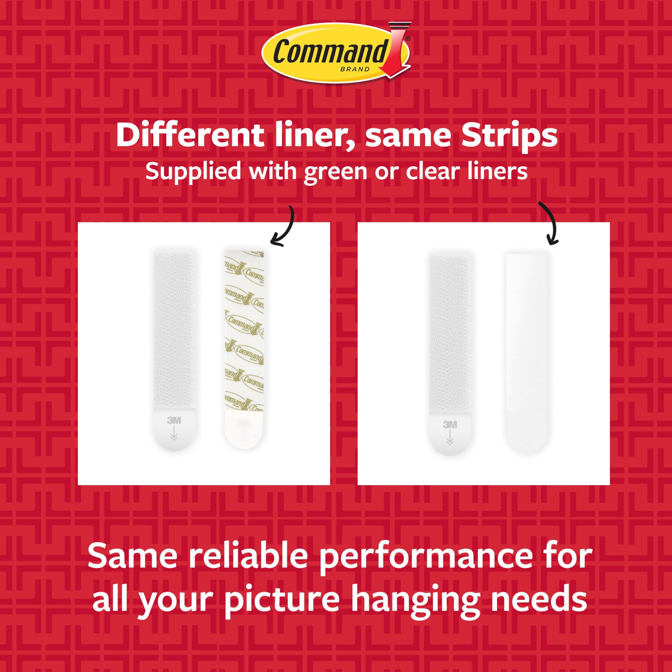 Command Picture Hanging Strips Variety Pack, Damage Free Hanging Picture Hangers, No Tools Wall Hanging Strips for Living Spaces, White, 10 Small Pairs and 8 Medium Pairs(32 Strips)