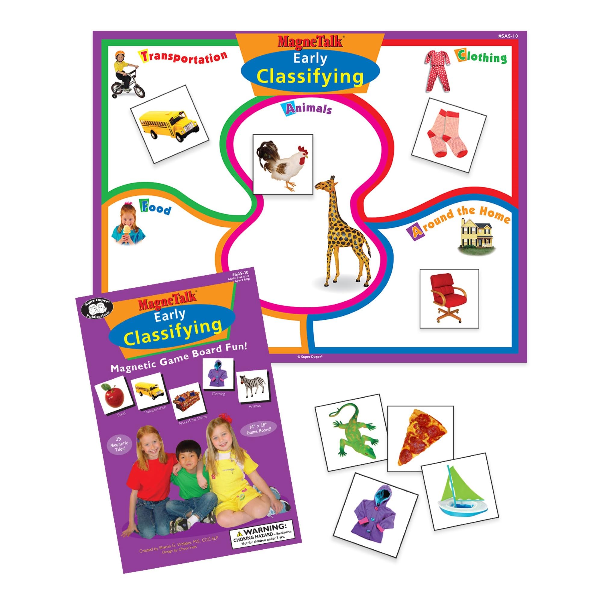 Super Duper Publications | Magnetic Early Classifying Board Game | Educational Learning Resource for Children