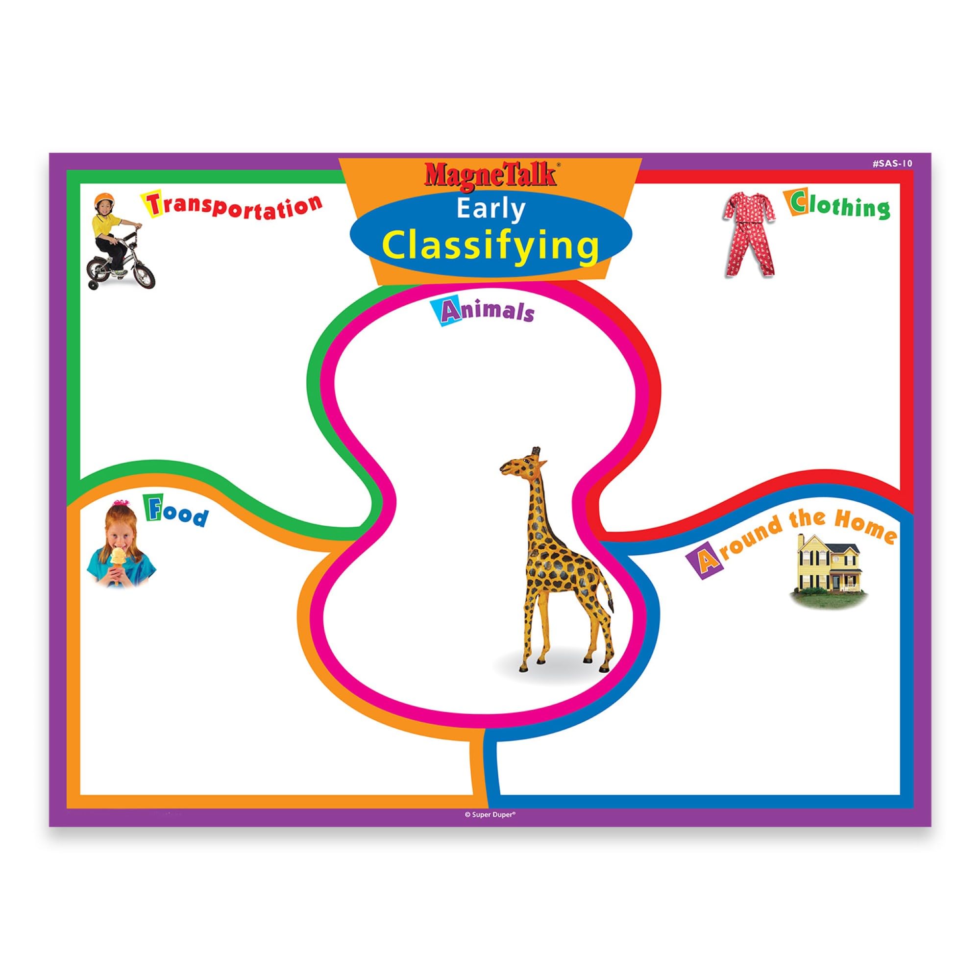 Super Duper Publications | Magnetic Early Classifying Board Game | Educational Learning Resource for Children