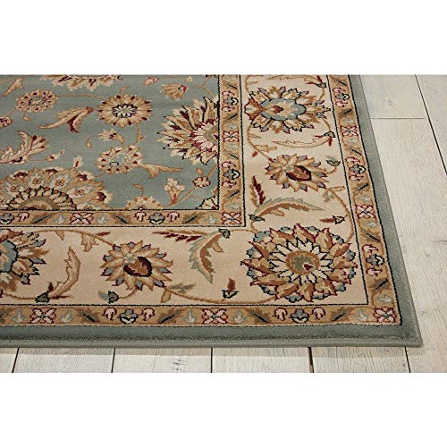 Nourison Persian Crown Bohemian Blue 9'3" x 12'9" Area -Rug, Easy -Cleaning, Non Shedding, Bed Room, Living Room, Dining Room, Kitchen (9x13)